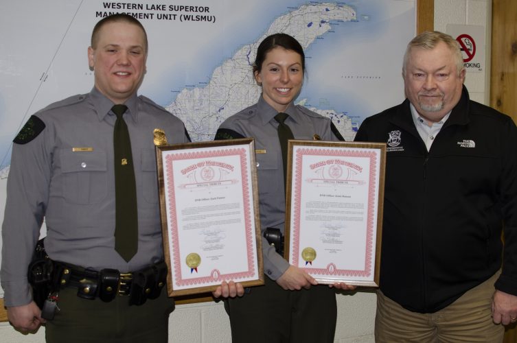 DNR officers honored for rescue | News, Sports, Jobs - Daily Press